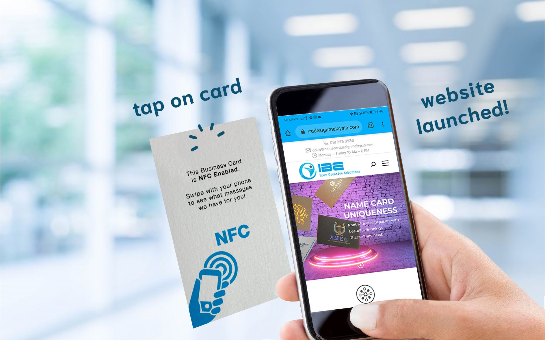 NFC Digital Business Card & ID Access Card - Premium Name Card Printing ...
